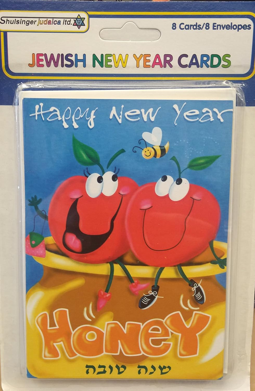 Amazon.com : R&L Shulsinger Jewish New Year Cards Package of 8 cards ...