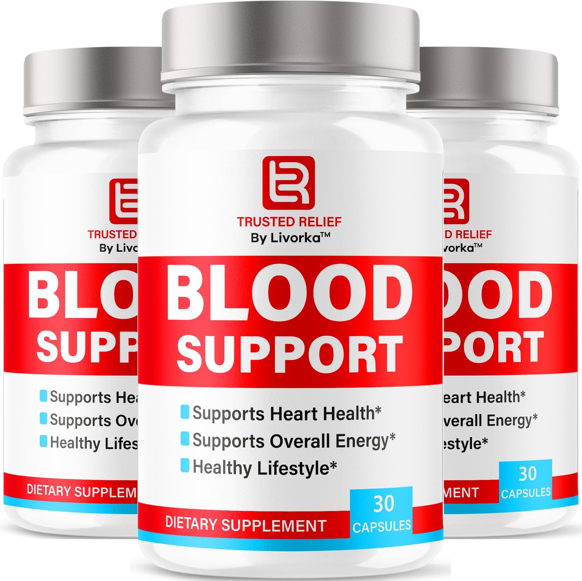 Amazon.com: (3 Pack) Trusted Relief Blood Support Capsules - Official ...