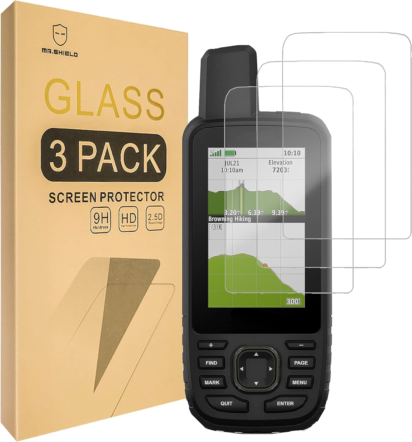 Amazon.com: Mr.Shield Screen Protector compatible with Garmin GPSMAP 67 ...