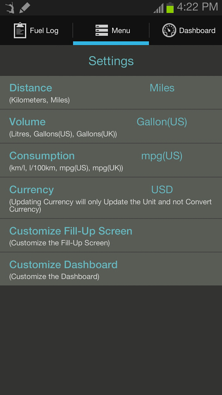 Fuel Buddy (Gas Log & Car Manager) - App on Amazon Appstore