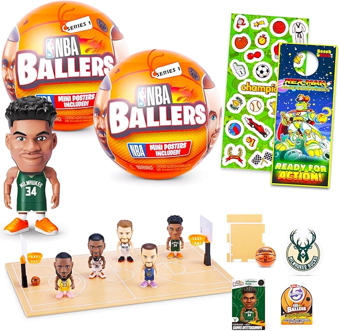 Amazon.com: Zuru NBA Ballers Basketball Player Set - Bundle of 2 ...