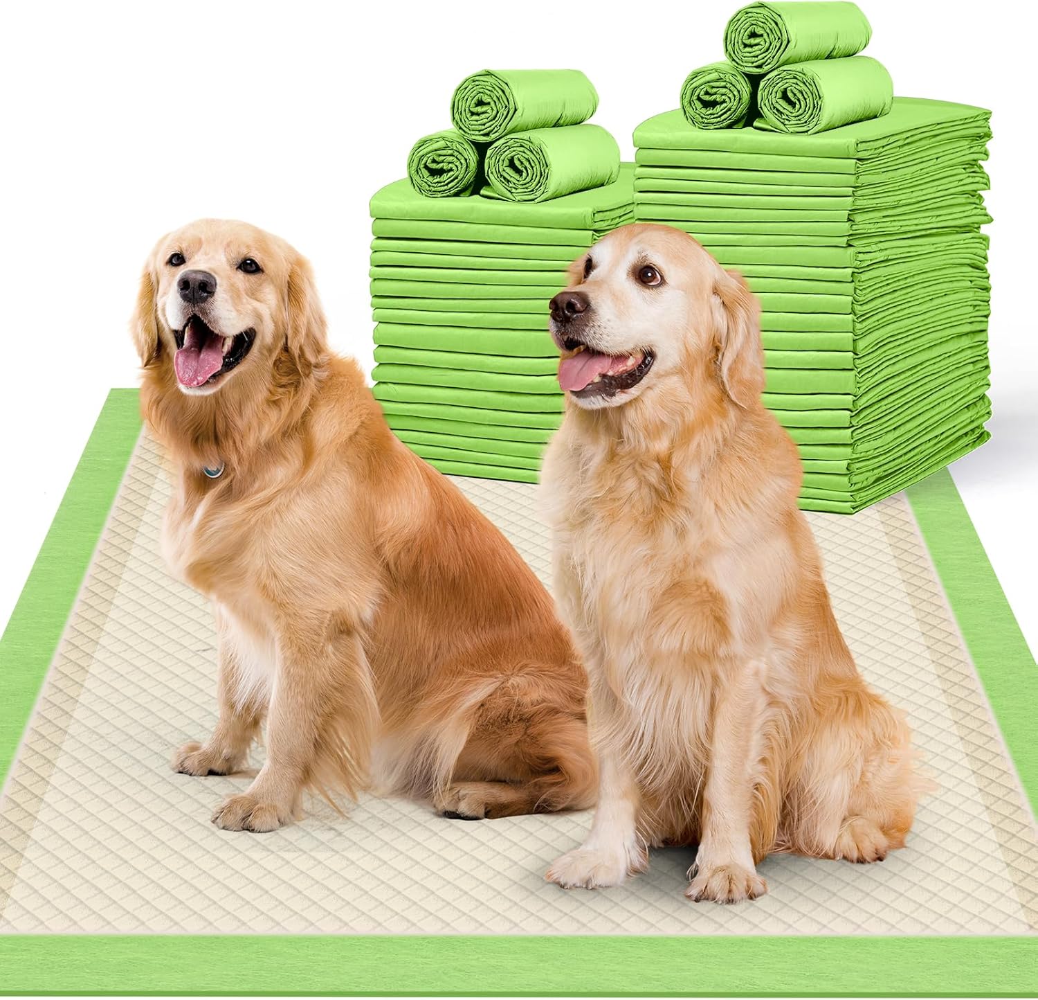 Amazon.com: MIZOK Bamboo Dog Pads Odor Eliminating 36x36in XXXL Dog ...