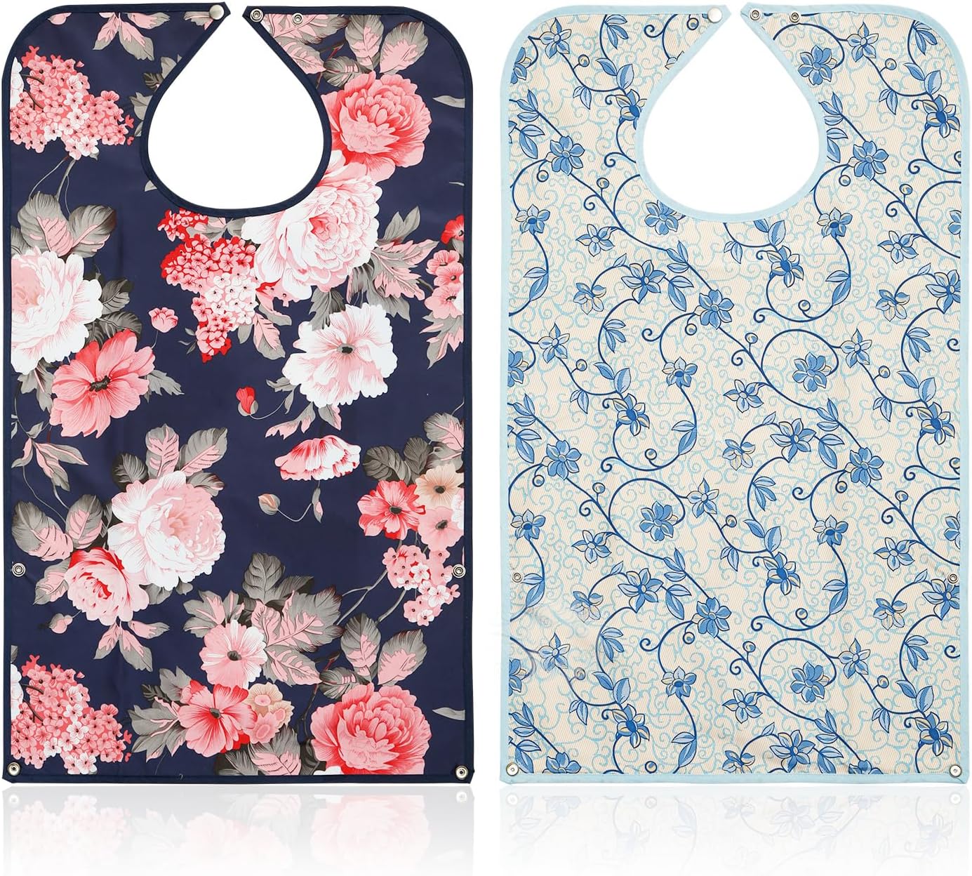 2pcs Adult Bibs, Adult Bibs for Eating Adult Washable Bibs with Debris ...