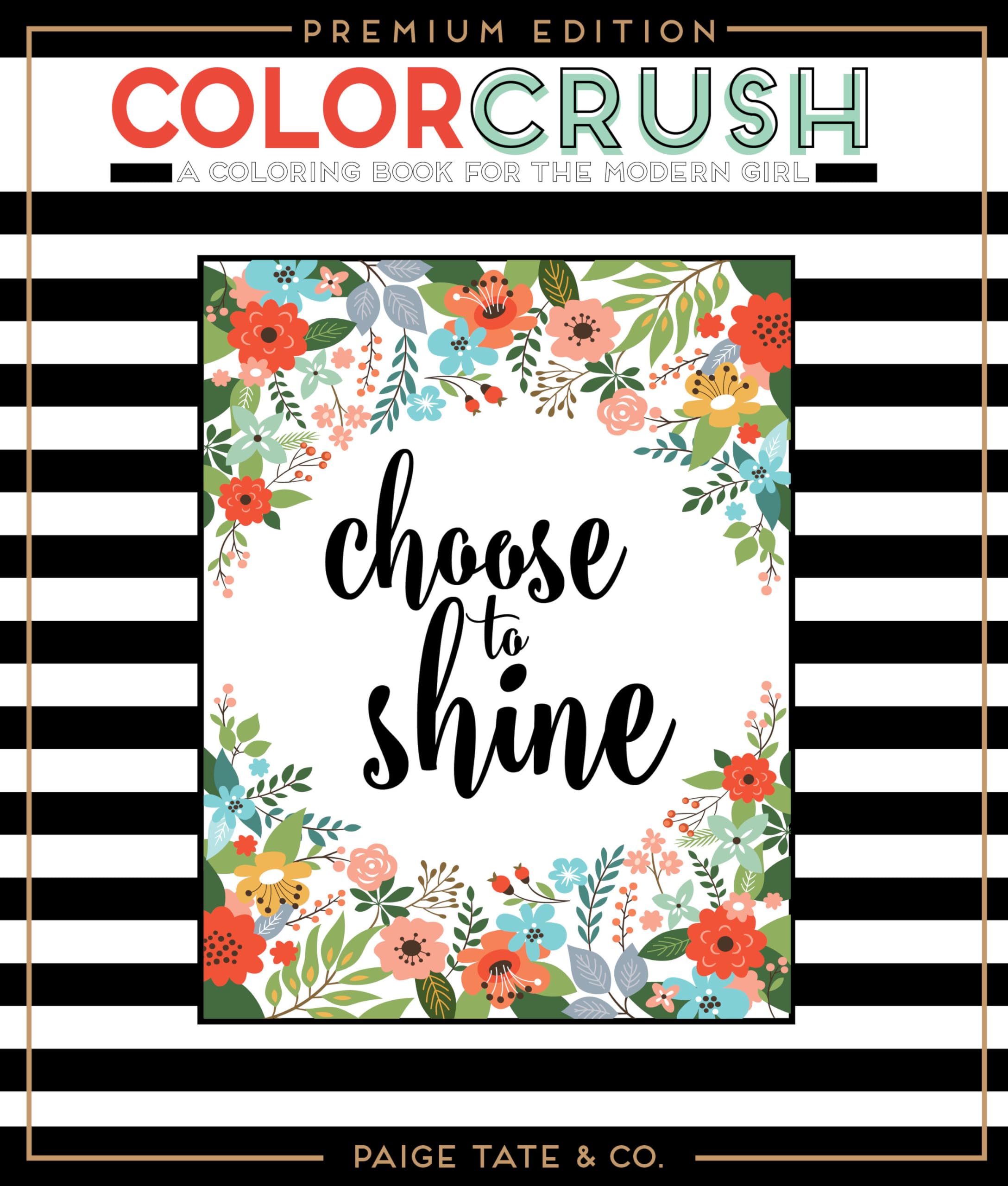 Color Crush: An Adult Coloring Book, Premium Edition (Inspirational ...