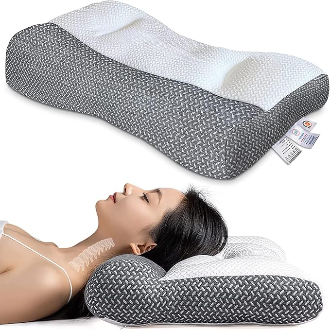 Amazon.com: Large Pillow, Used to Relieve Neck and Shoulder Pain Pillow ...