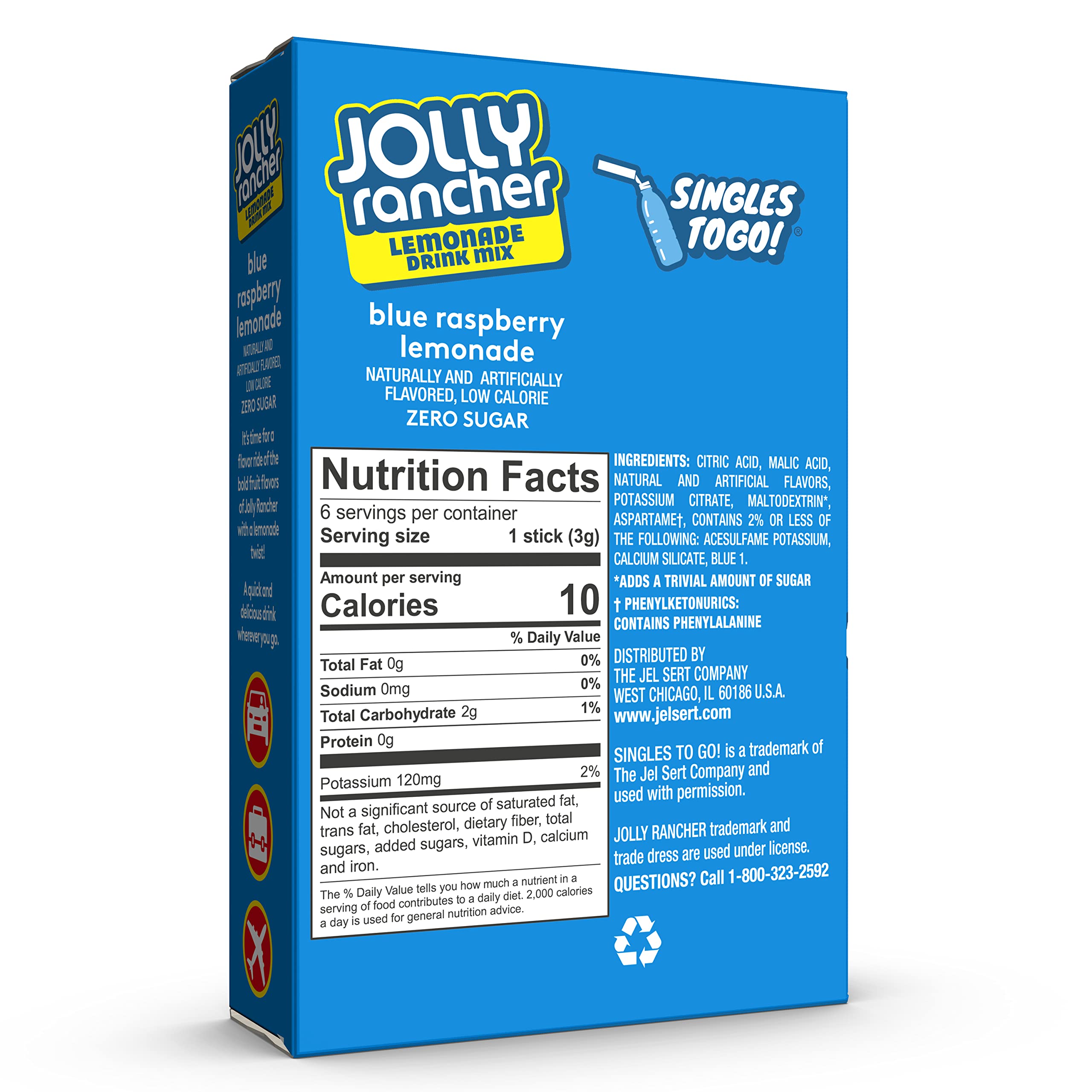Jolly Rancher Blue Raspberry Ingredients