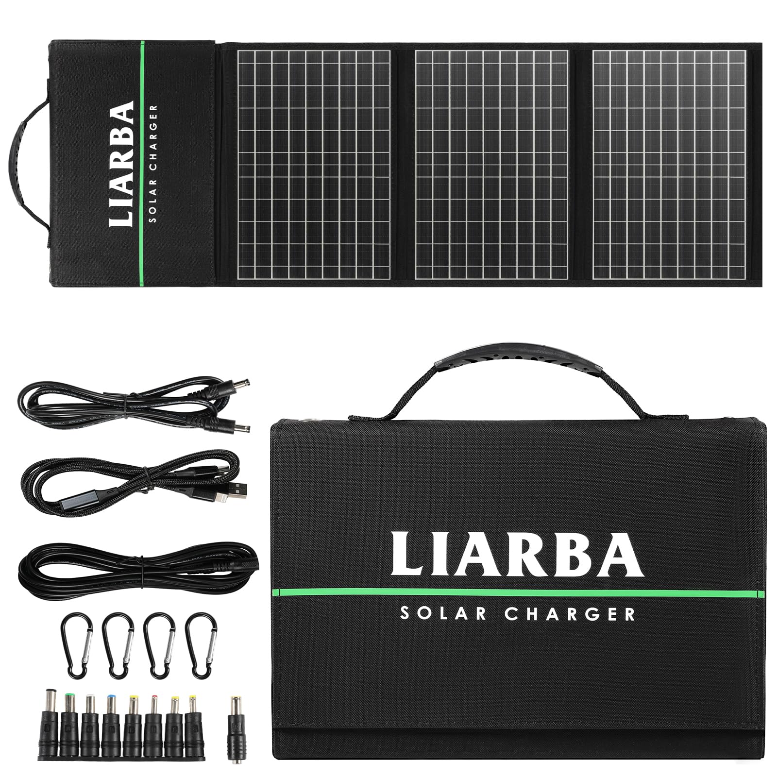 Amazon.com: Liarba 60watt Portable Solar Panels, Ip65 Waterproof ...