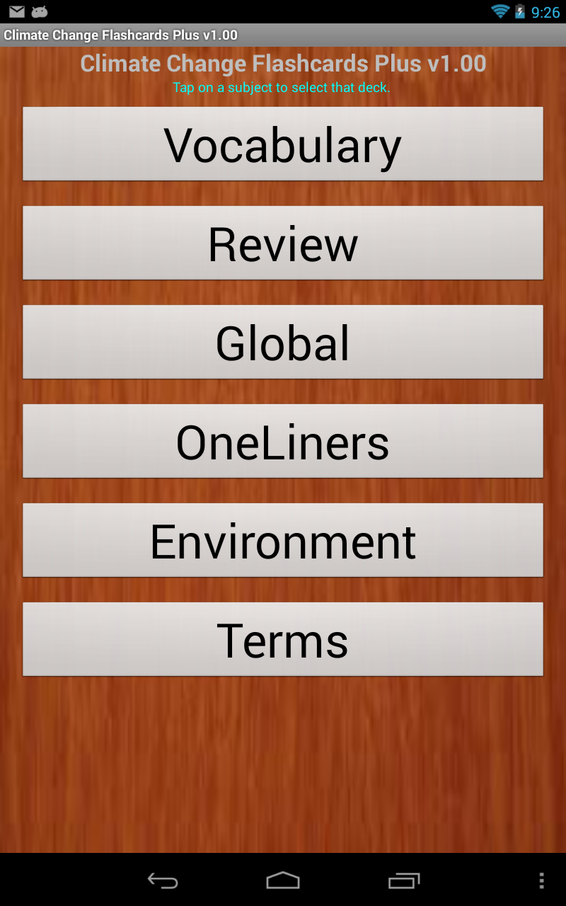 Climate Change Flashcards Plus - App on Amazon Appstore