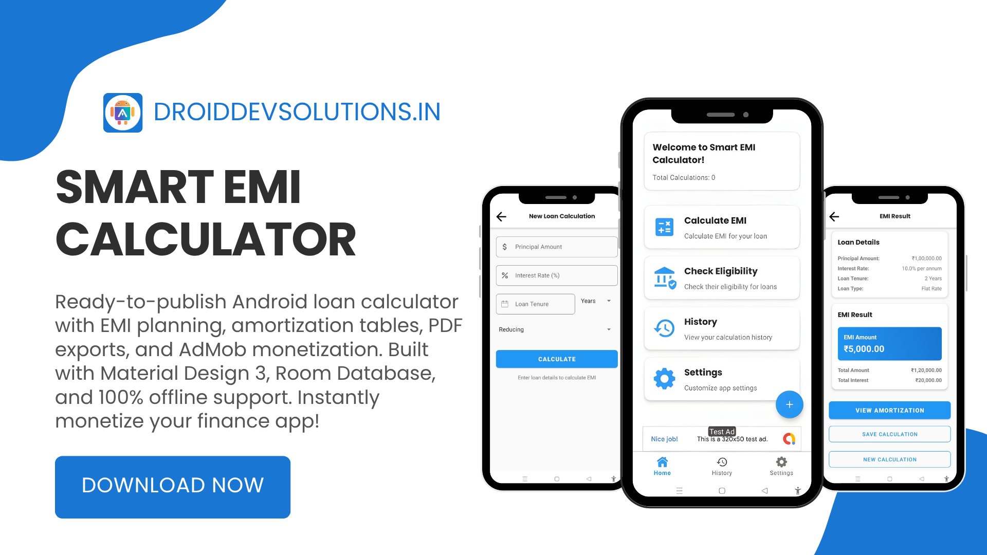 EMI Calculator - Loan Planner & PDF Exporter - App on Amazon Appstore