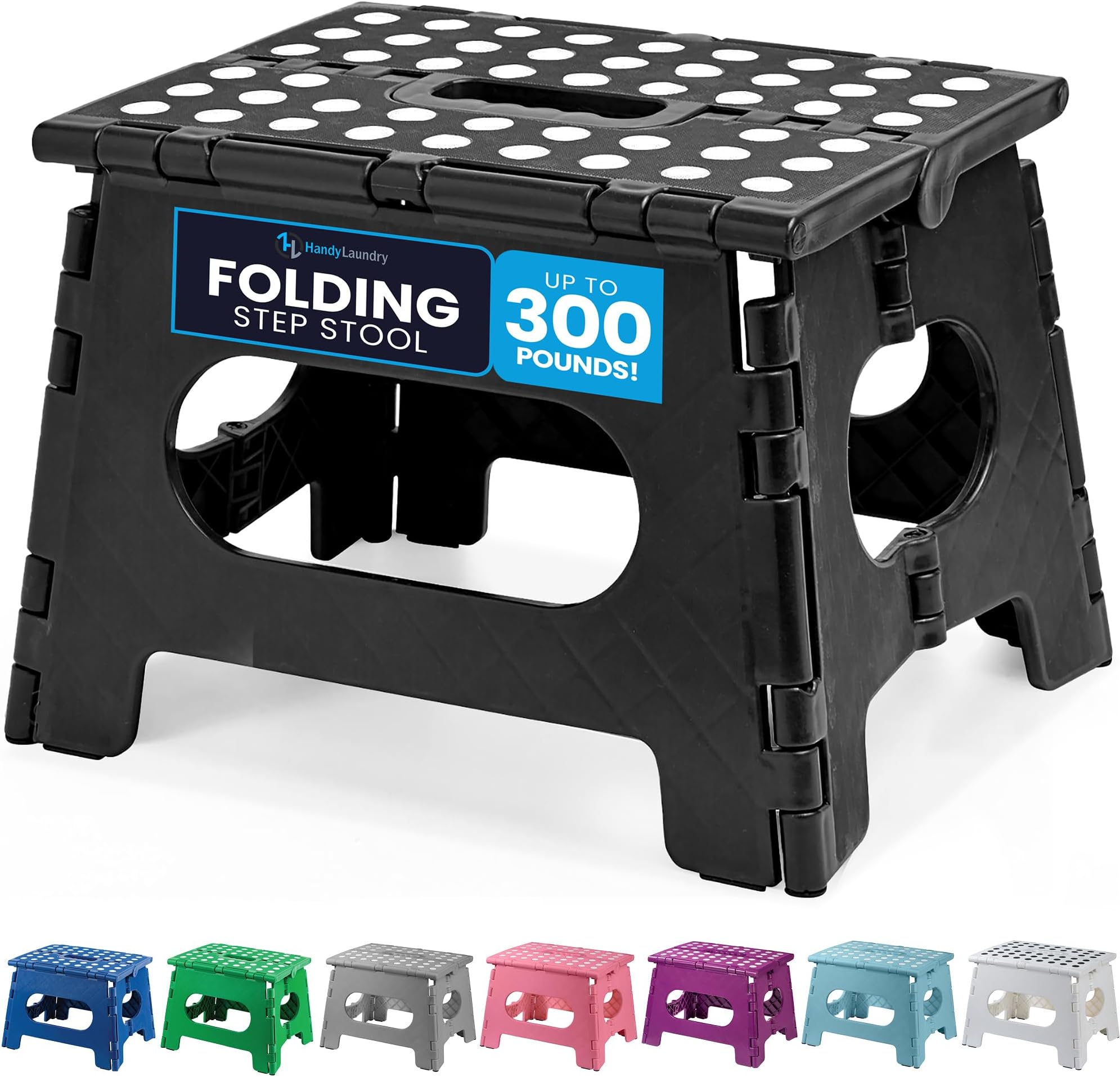 Amazon.com: Handy Laundry - Folding Step Stool is Sturdy Enough to ...