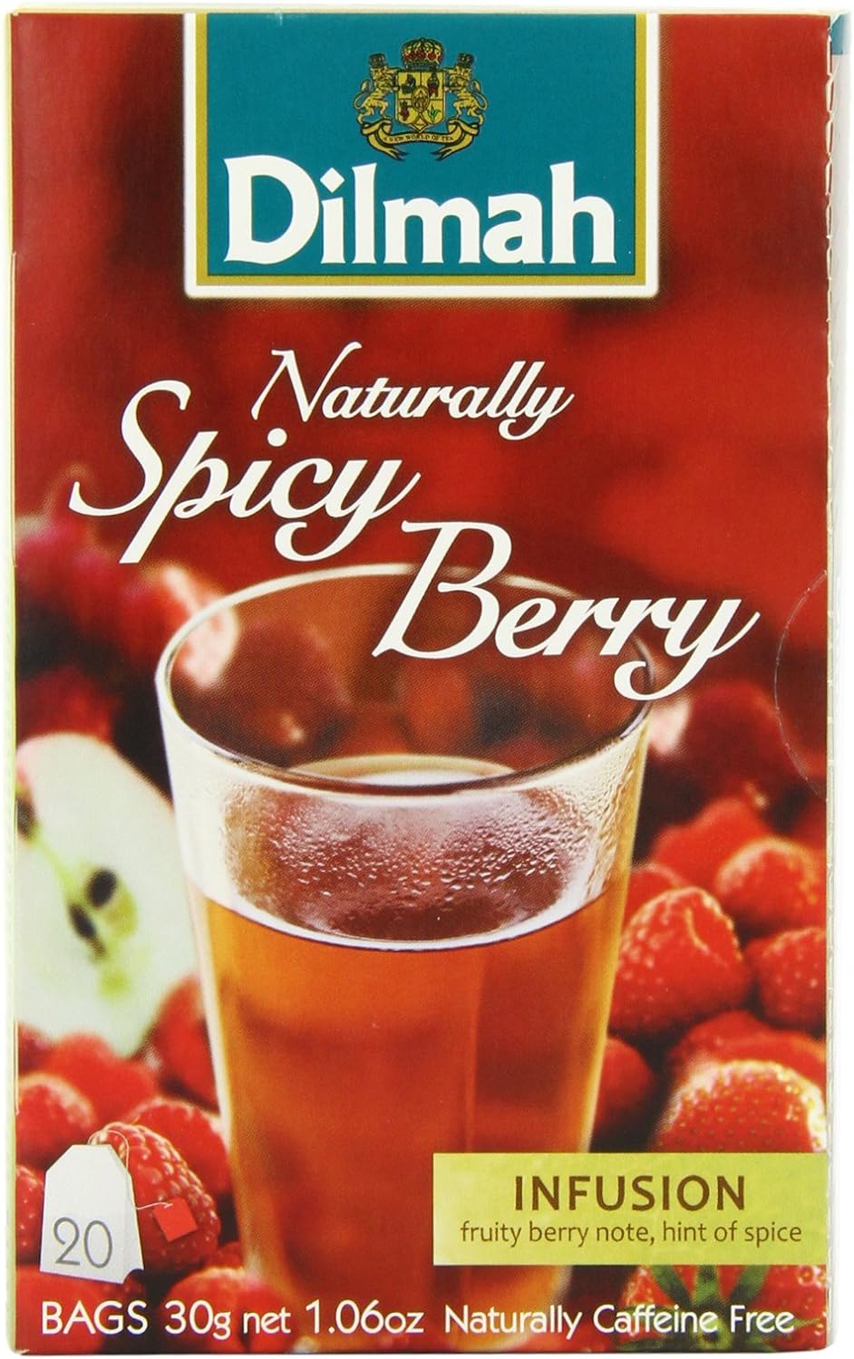 Dilmah Herbal Infusions Naturally Spicy Berry Box String and Tag Tea ...