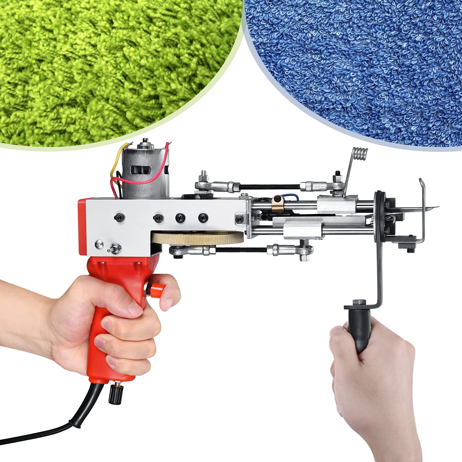 Buy Tufting Gun, 2 in 1 Cut Pile and Loop Pile Tufting Machine Rug ...