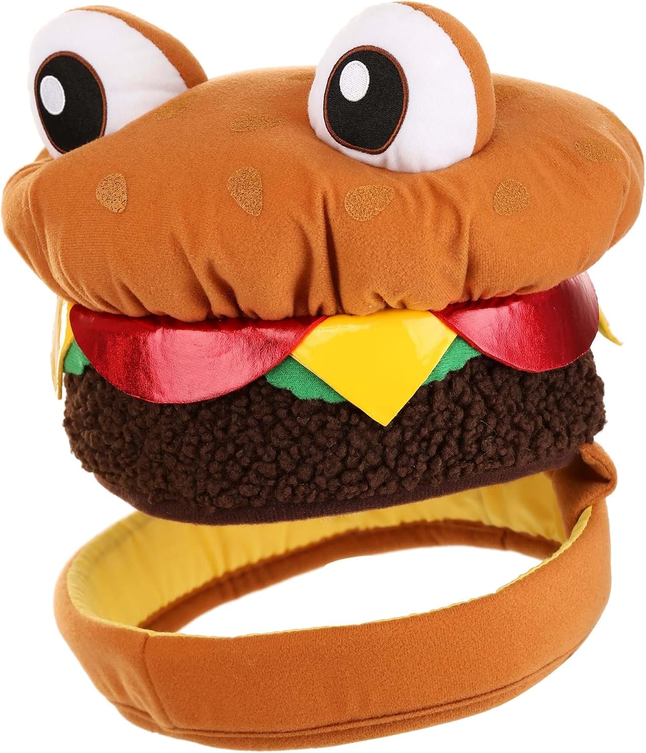 Amazon.com: Fun Costumes Cheeseburger Jawesome Hat for Adults Standard ...