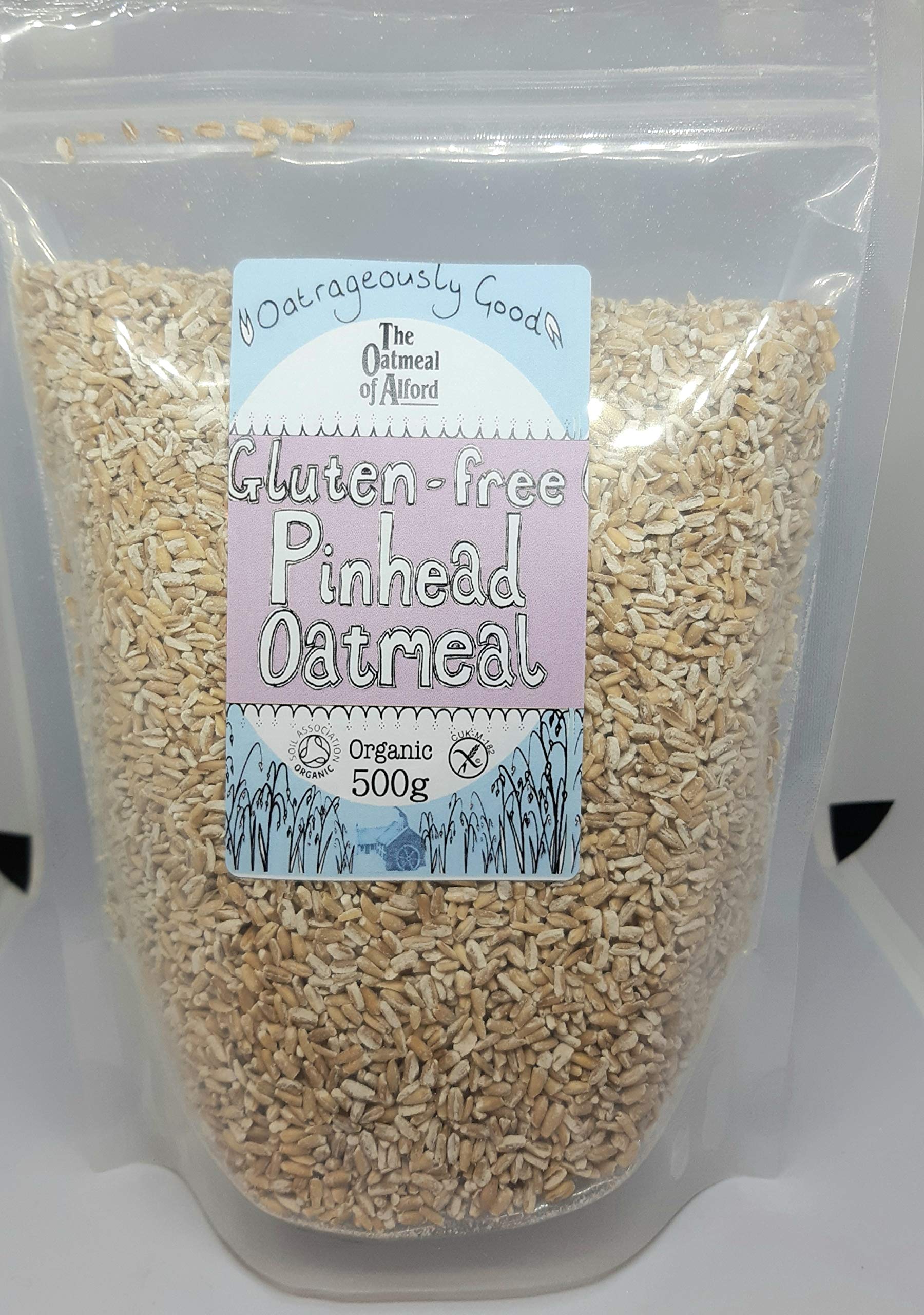 Gluten Free Pinhead (Steel Cut) Oatmeal from Oatmeal of Alford : Amazon ...