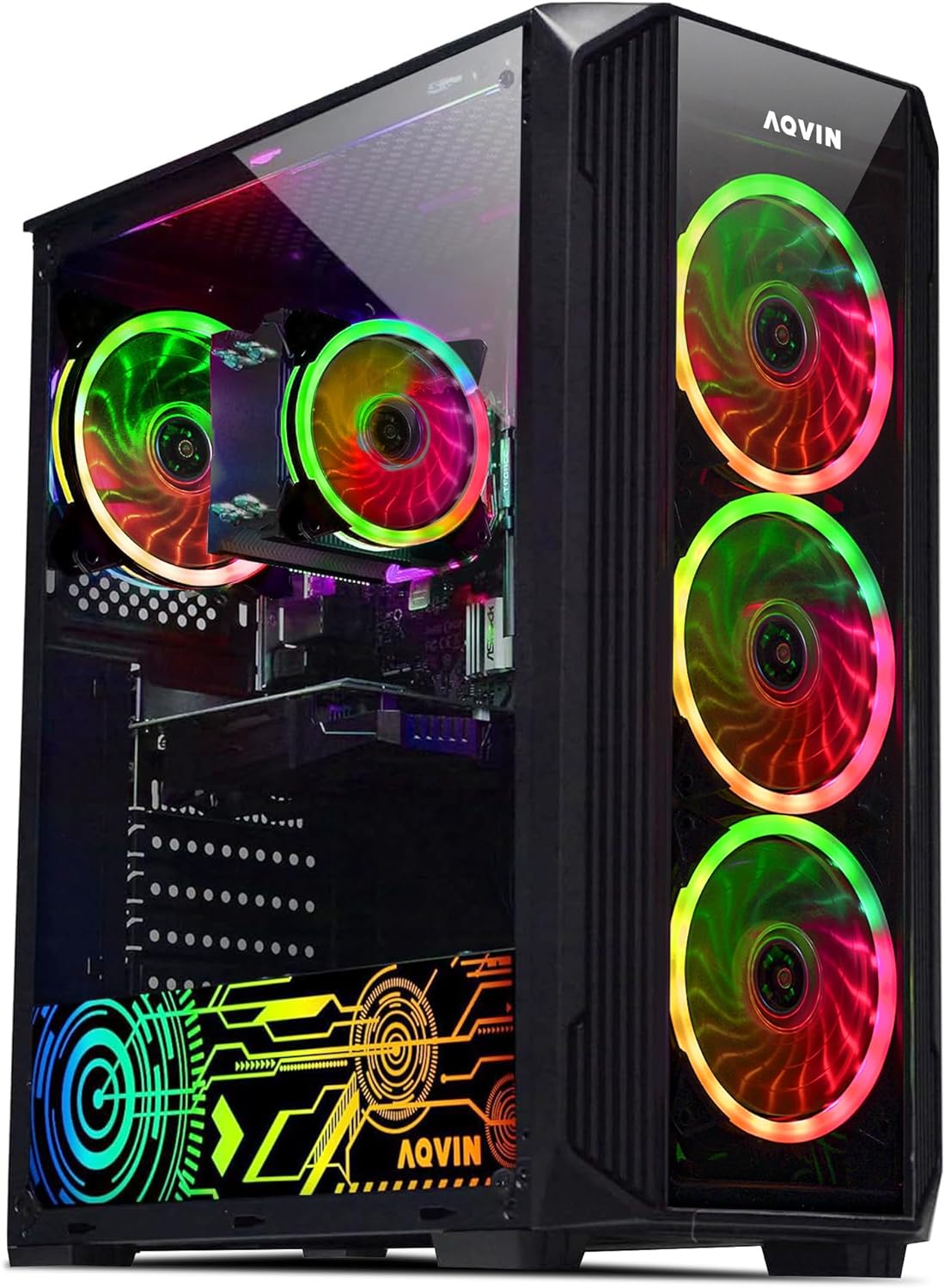 Amazon.com: AQVIN Gaming Desktop Computer Tower PC - Hexa Core i7 ...