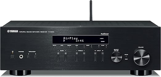 Amazon.com: YAMAHA R-N303BL Stereo Receiver with Wi-Fi, Bluetooth ...