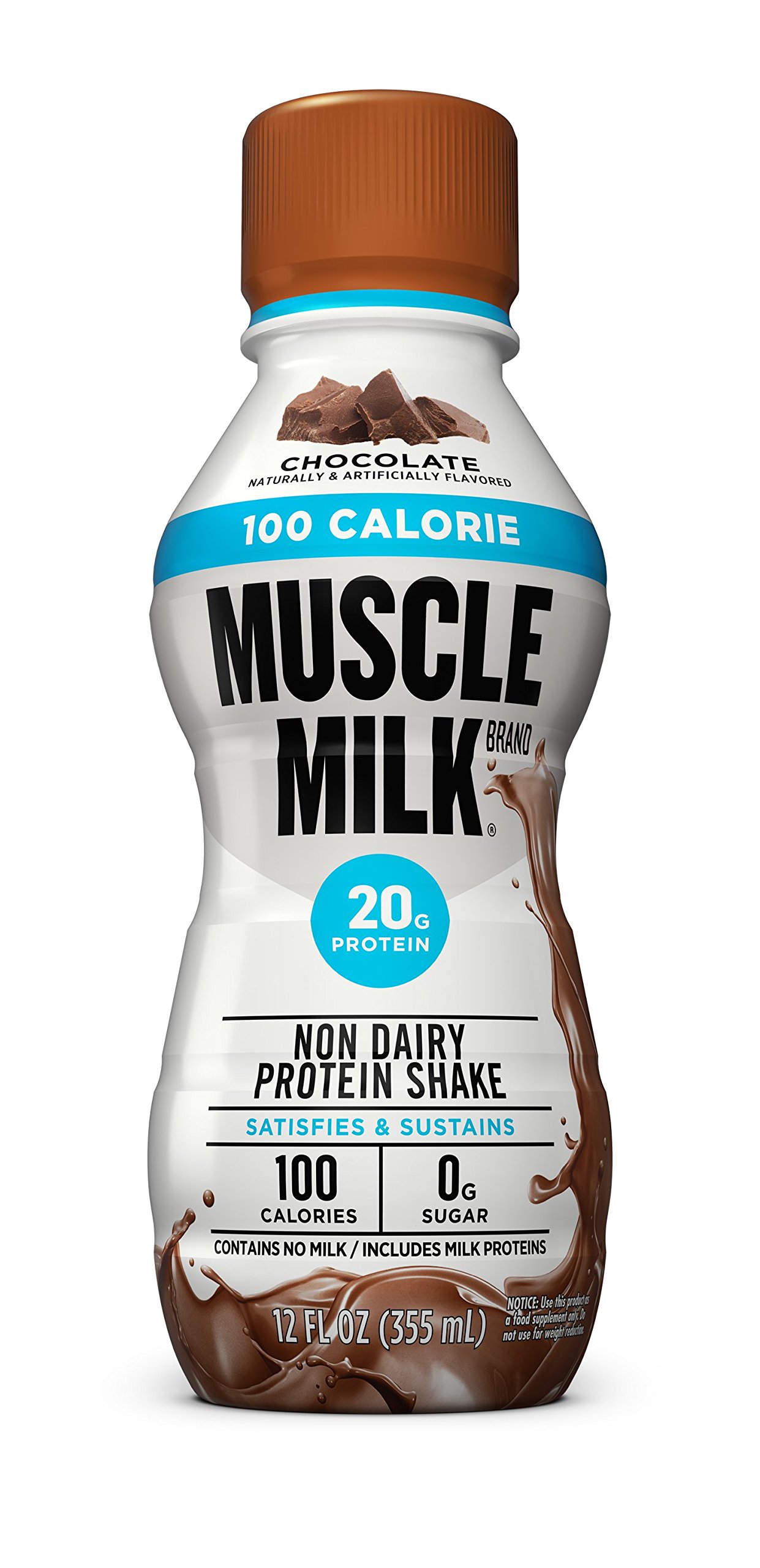 Muscle Milk 100 Calorie Protein Shake Chocolate 20g Protein 12 ...