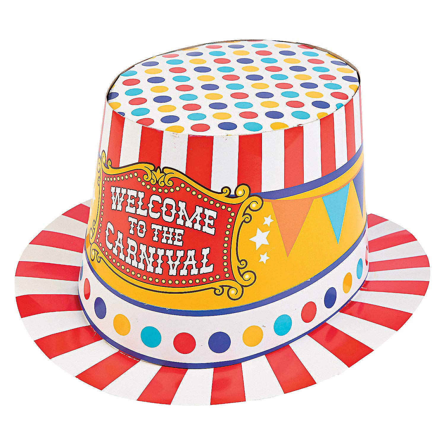 Amazon.com: Fun Express Welcome to the Carnival Top Hat - Set of 12 ...