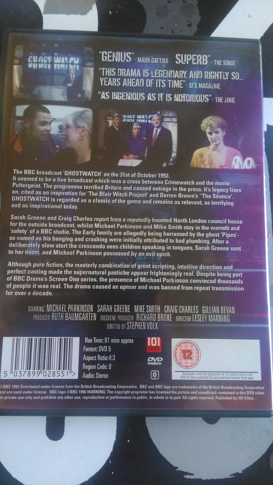 Ghostwatch [1992] [DVD]: Amazon.co.uk: Michael Parkinson, Sarah Greene ...