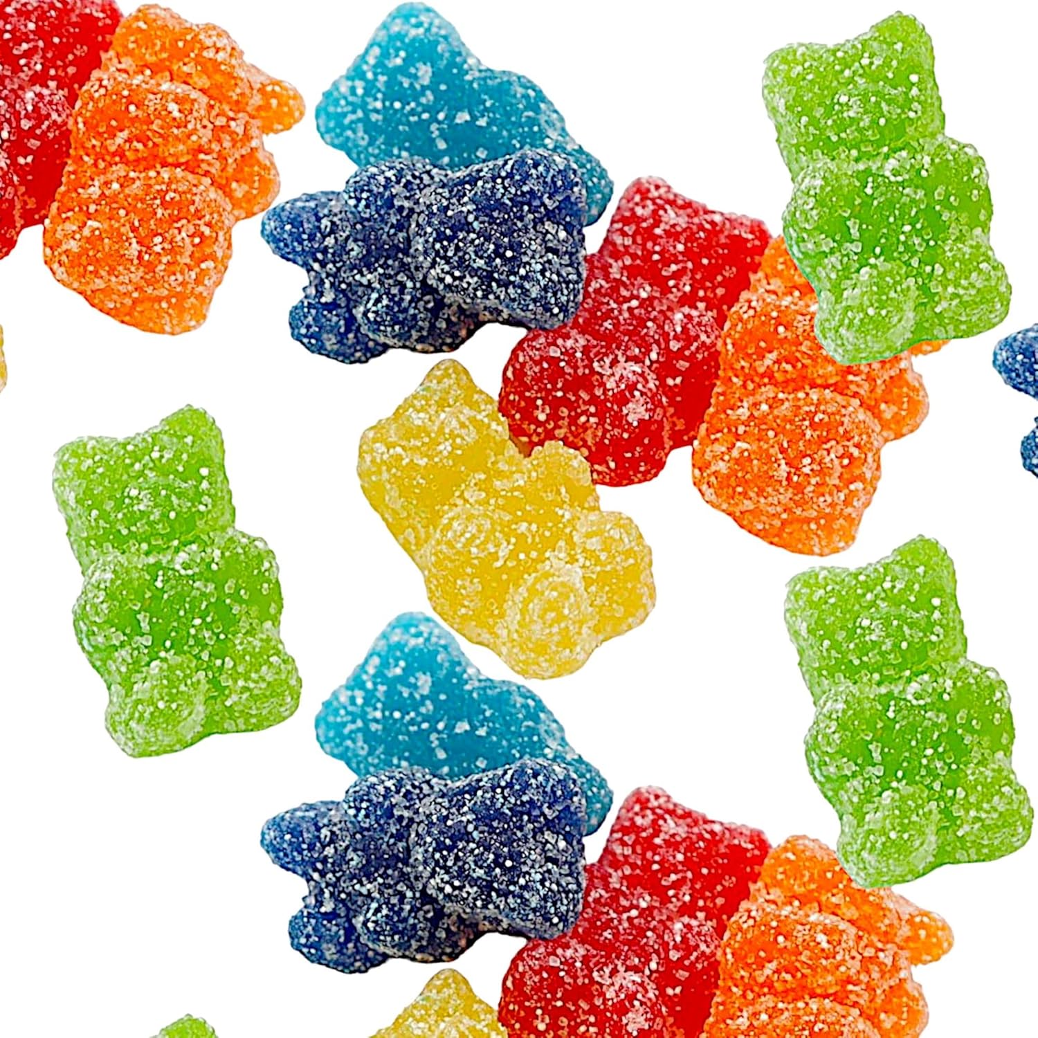 Sour Bears Mega Value Pack, 2.5kg - Assorted Sour Gummy Bears, Gluten ...
