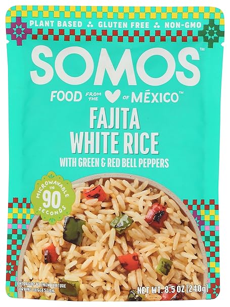 Amazon.com : Somos Rice Fajita White 8.5 OZ : Grocery & Gourmet Food