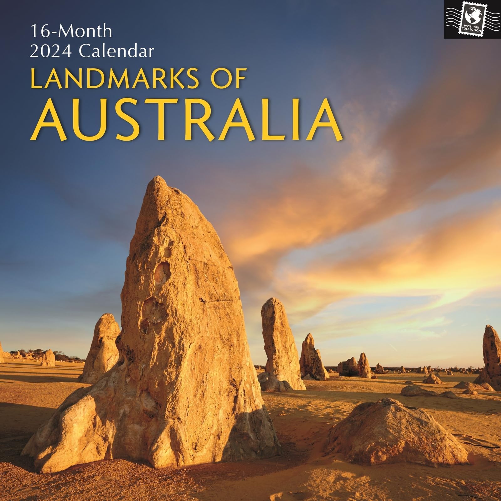 Wall Calendar 2024 - Landmarks of Australia, 30 x 30 CM Monthly View ...