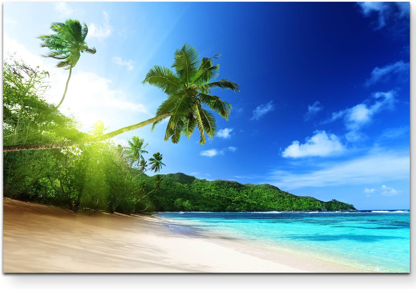 GREAT ART® XXL Poster – Barbados Strand im Sonnenuntergang Sandstrand ...