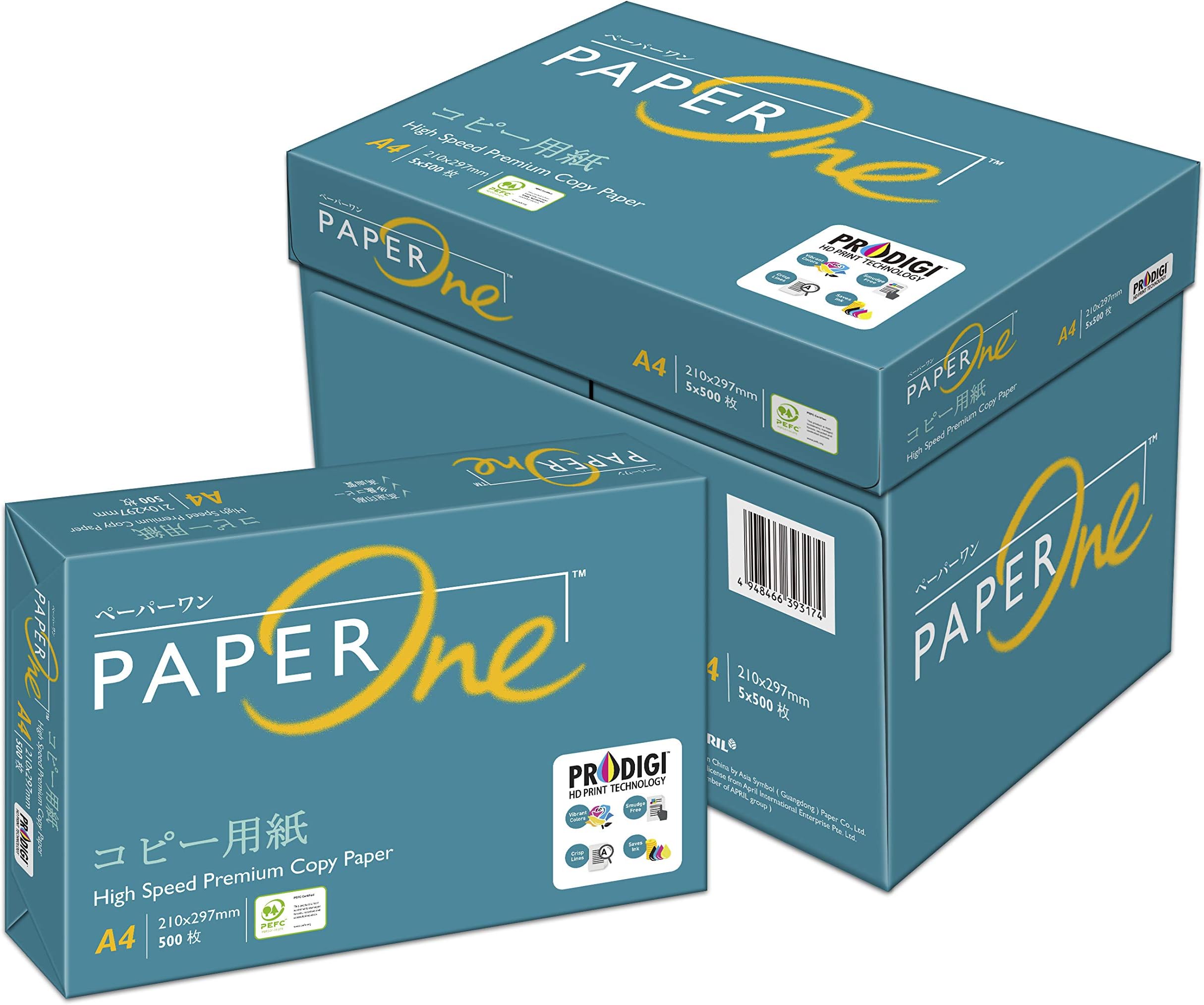 Amazon.com : PaperOne High White Copy Paper, A4 (500 Sheets x 5 Packs ...