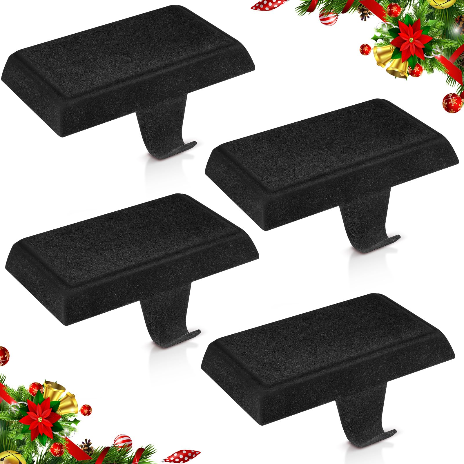 Amazon.com: Yaocom Weighted Christmas Stocking Holders for Mantle ...