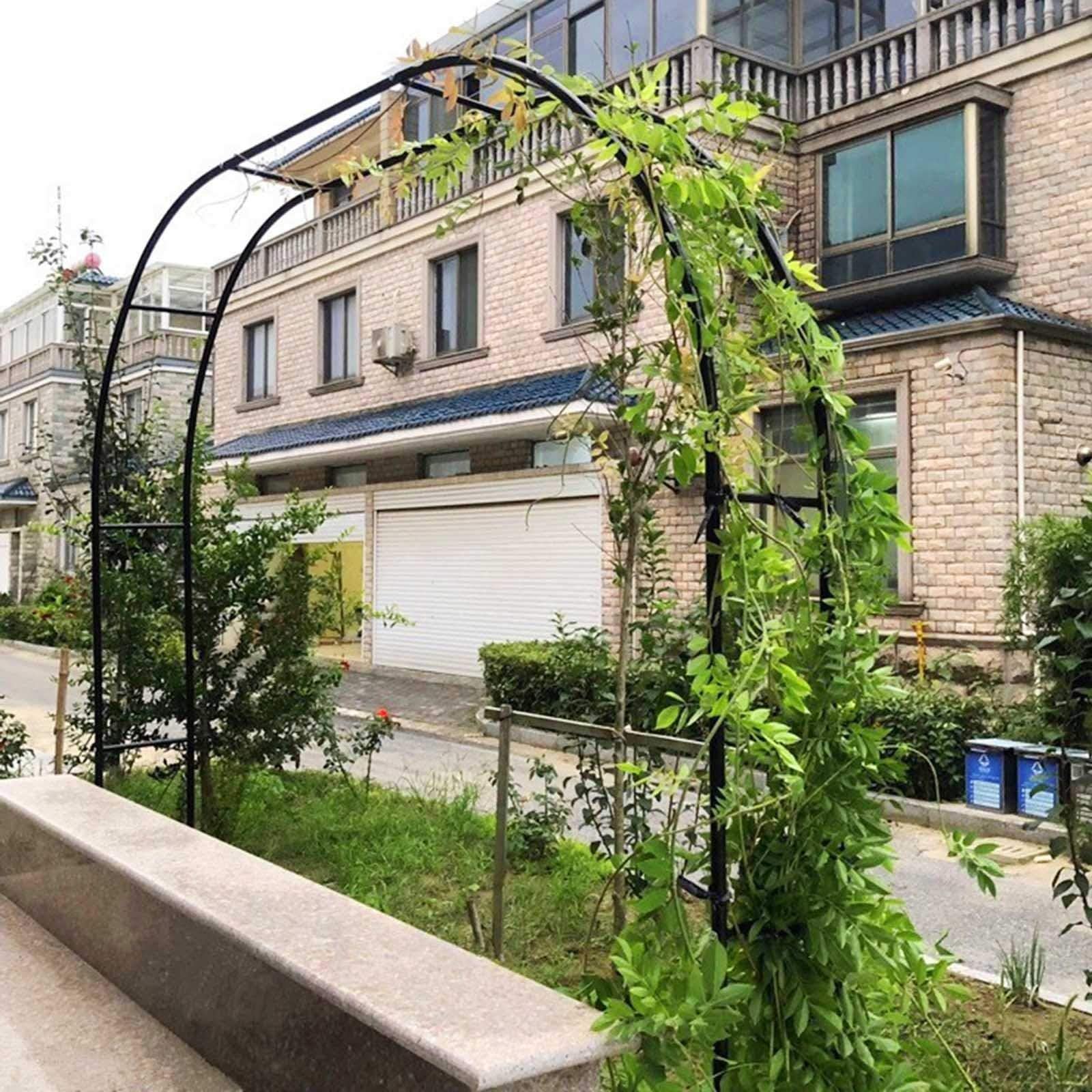 Arche de Jardin Grande Arceau de Jardin Support pour Plantes Grimpantes ...