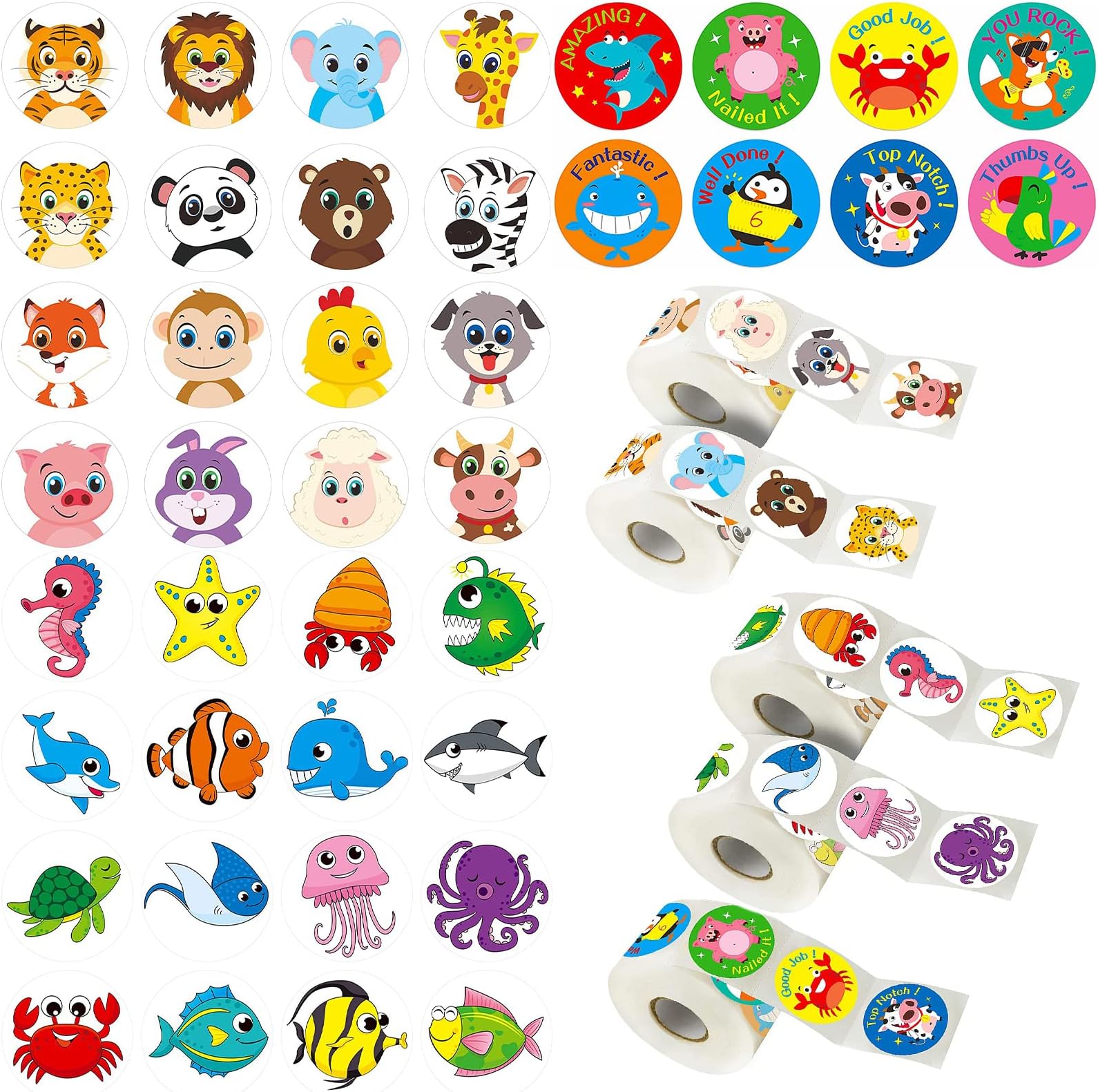 Amazon.com: Apple Shape Stickers,1 Inch Mini Apples for Teachers Reward ...