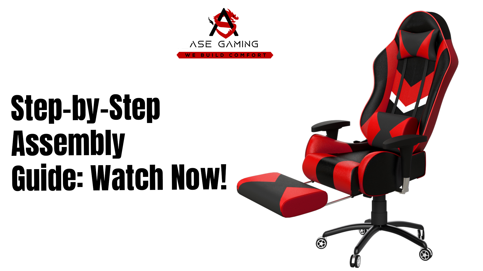 Watch ASE Gaming Gold Series Gaming Chair Assembly Video on Amazon Live