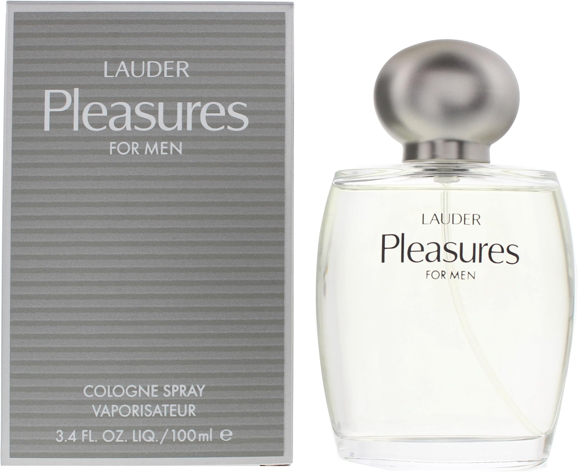 Amazon.com: Estee Lauder Pleasures Cologne Spray for Men, 3.4 Ounce ...