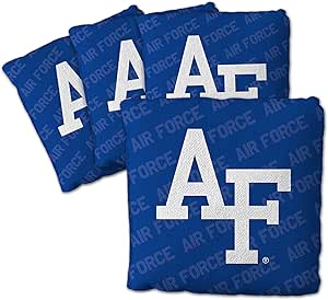 Amazon.com : YouTheFan NCAA Air Force Academy Cornhole Bags - 4PK - Blue : Sports & Outdoors