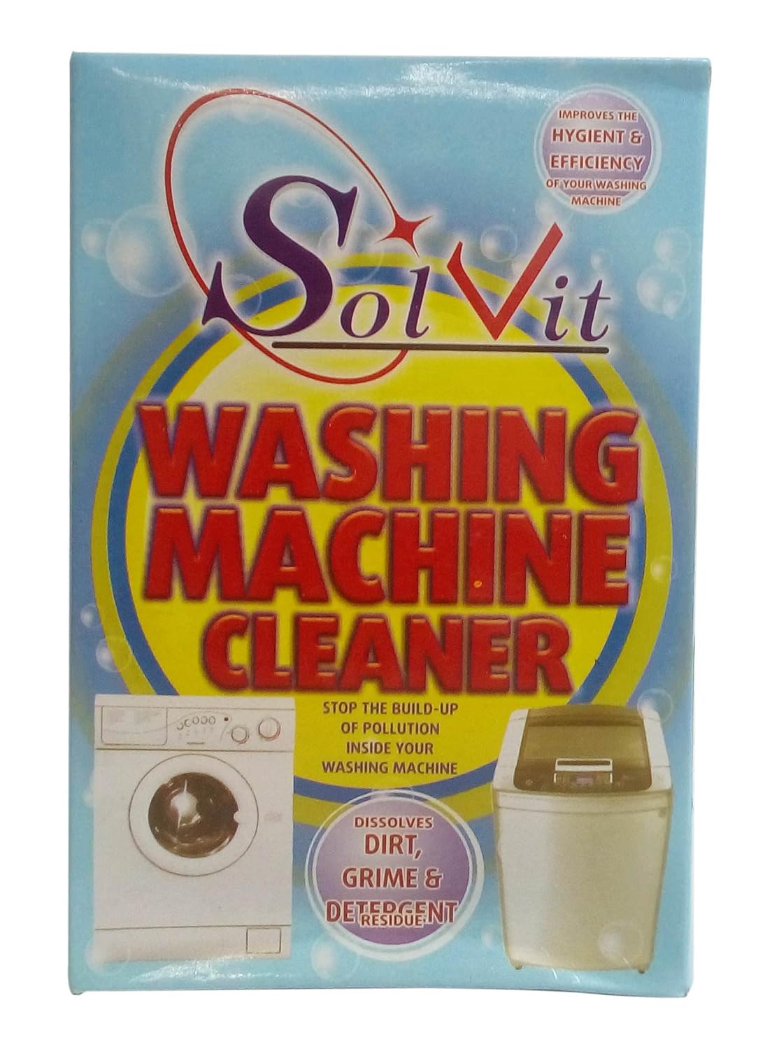 Solvit Washing Machine Cleaner, 250g Carton : Amazon.in: Health ...