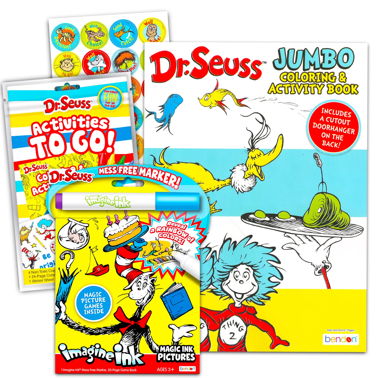 Dr Seuss Thing 1 And 2 Coloring Pages