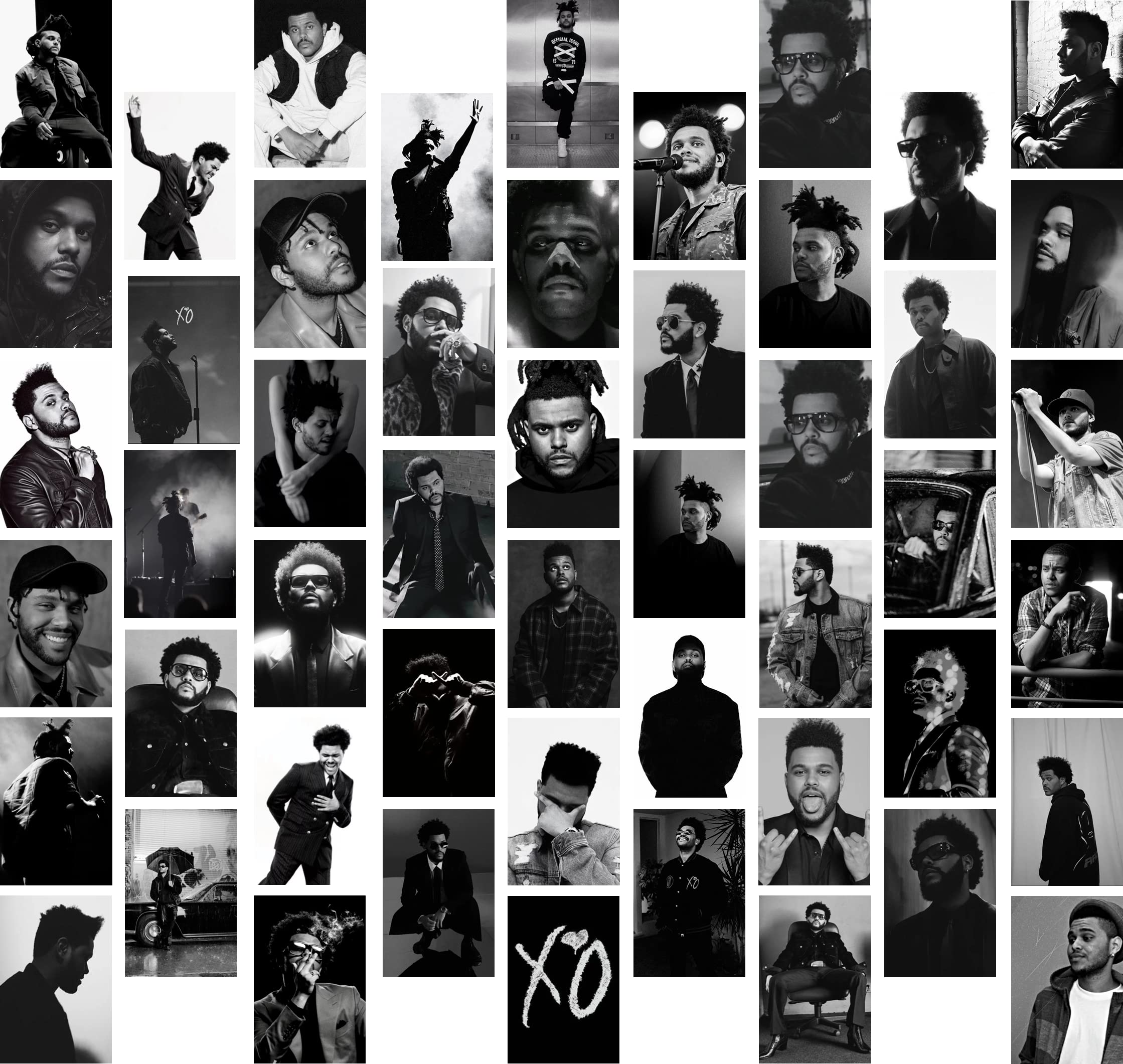 The Weeknd Album Collage