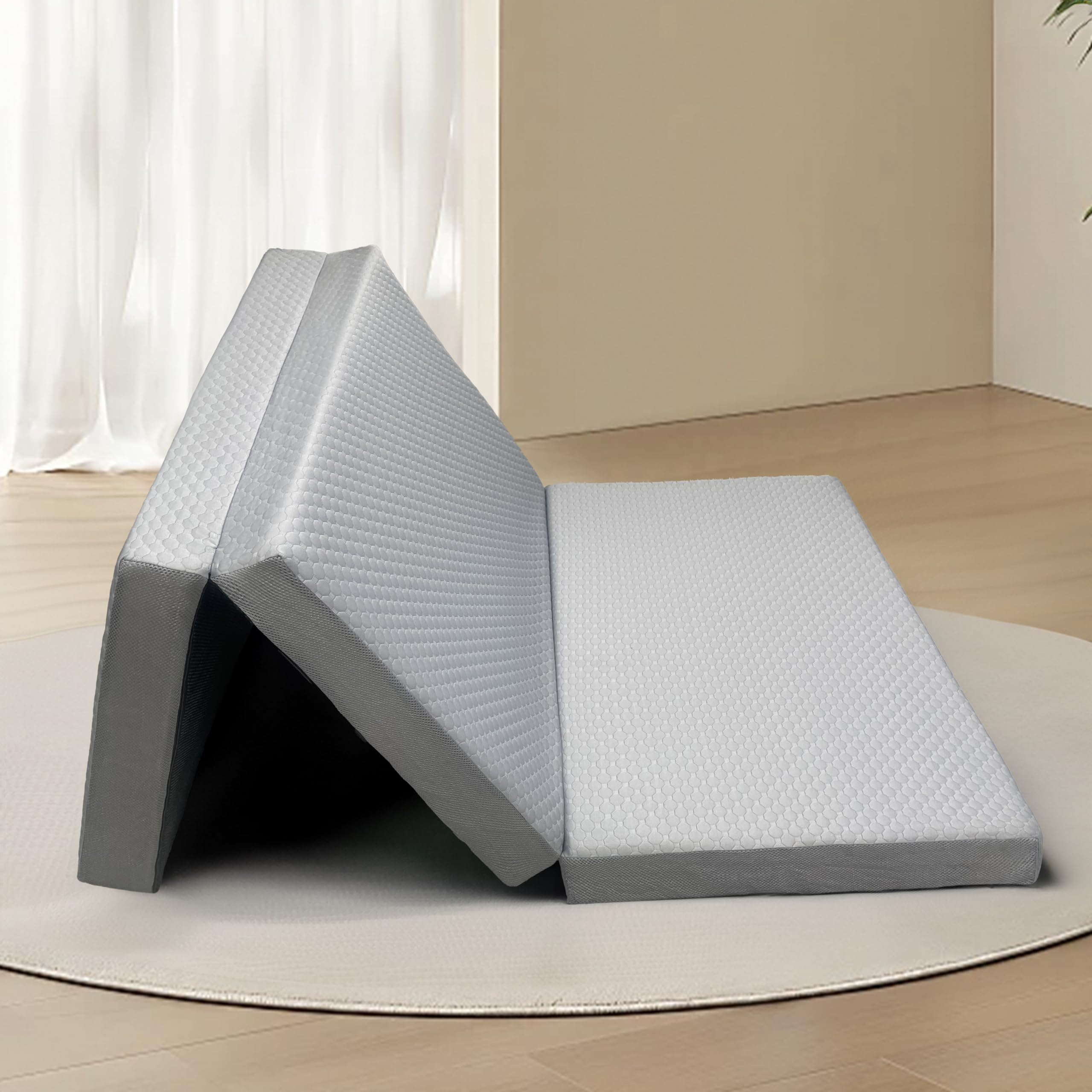 Amazon.com - Endelle Foldable Memory Foam Mattress, Portable Sleeping ...