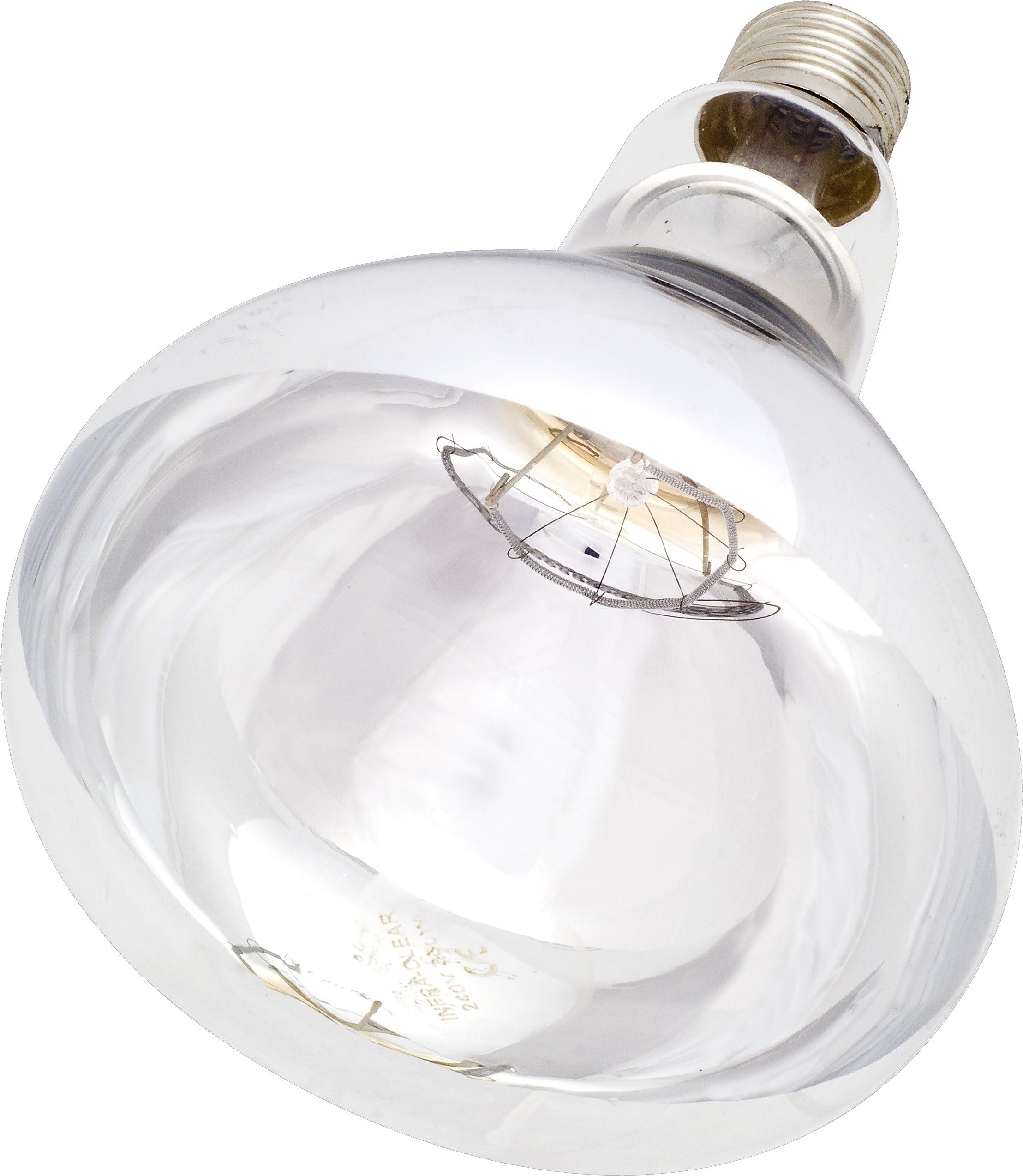 250w ES E27 Screw in Heat Lamp Bulb Clear : Amazon.co.uk: Lighting