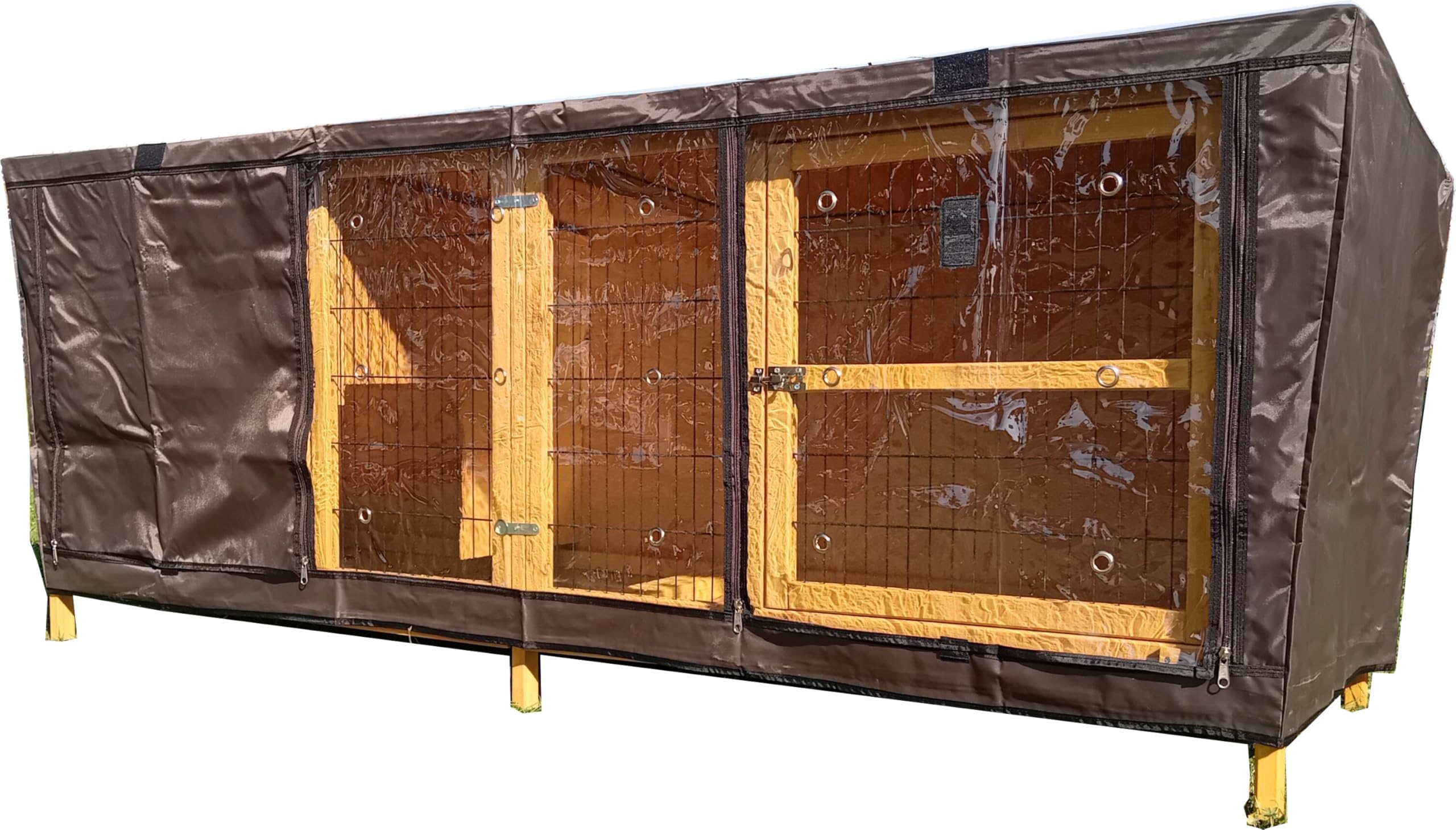 Eggshell HUGE THUMPER rabbit hutch XXL Largest in range Highly Predator ...