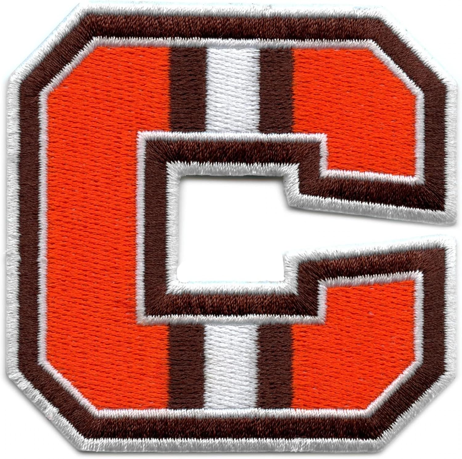 Amazon.com: City Of Cleveland C Logo Patch Captain Football Embroidered ...