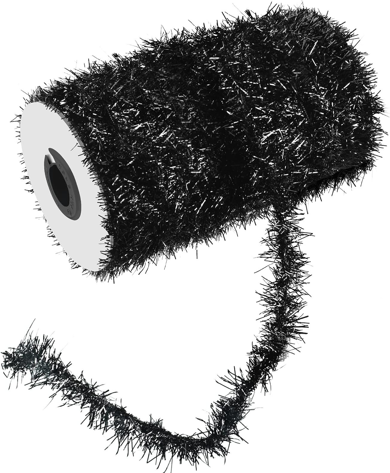 Amazon.com: Tinsel Garland - Silver : Home & Kitchen