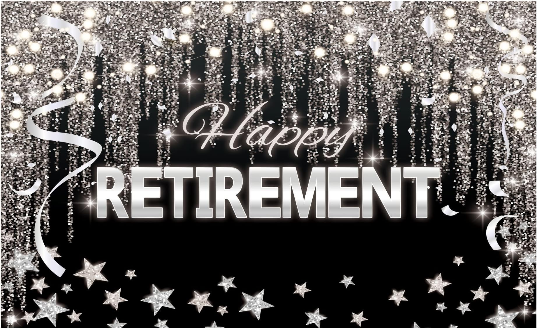 Amazon.com : AIBIIN 7x5ft Happy Retirement Backdrop Retirement Party ...