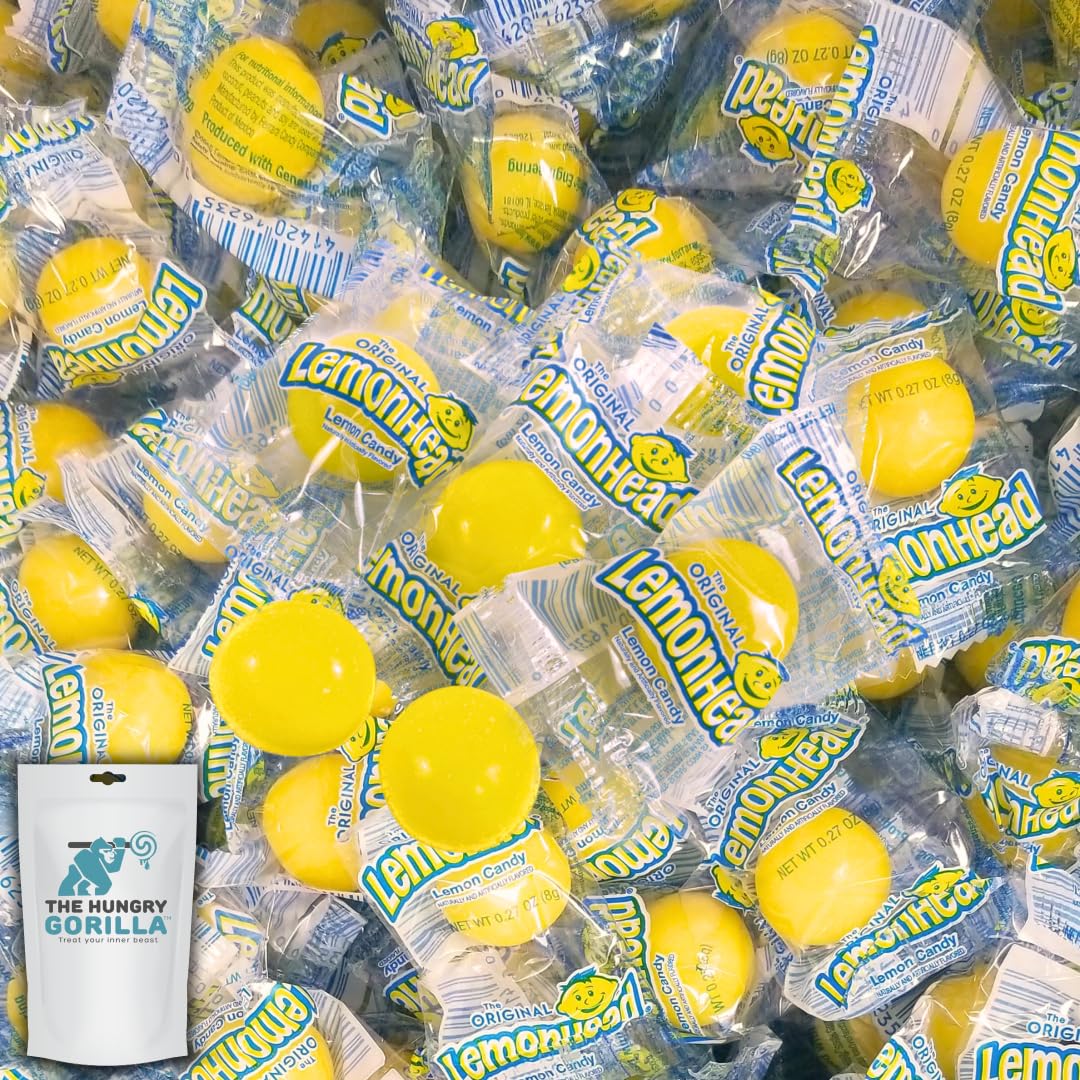 Amazon.com : Lemonhead Hard Candy – 1lbs. bulk lemon flavored ...