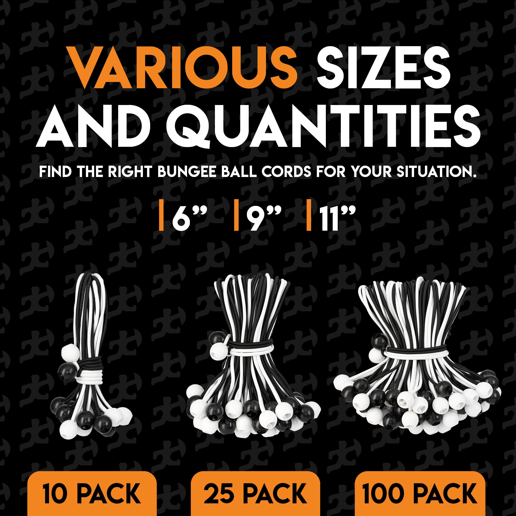 Snapklik.com : Xpose Safety Bungee Ball Cords 6" 10 Pack Heavy Duty ...