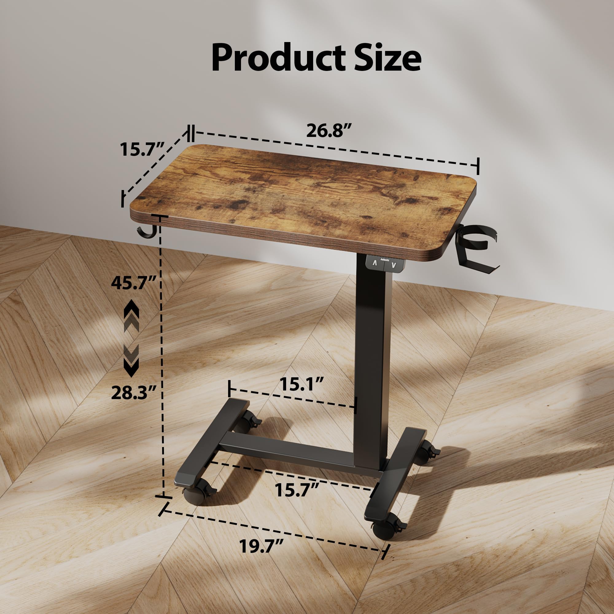 Snapklik.com : Agilestic Portable Standing Desk Height Adjustable ...