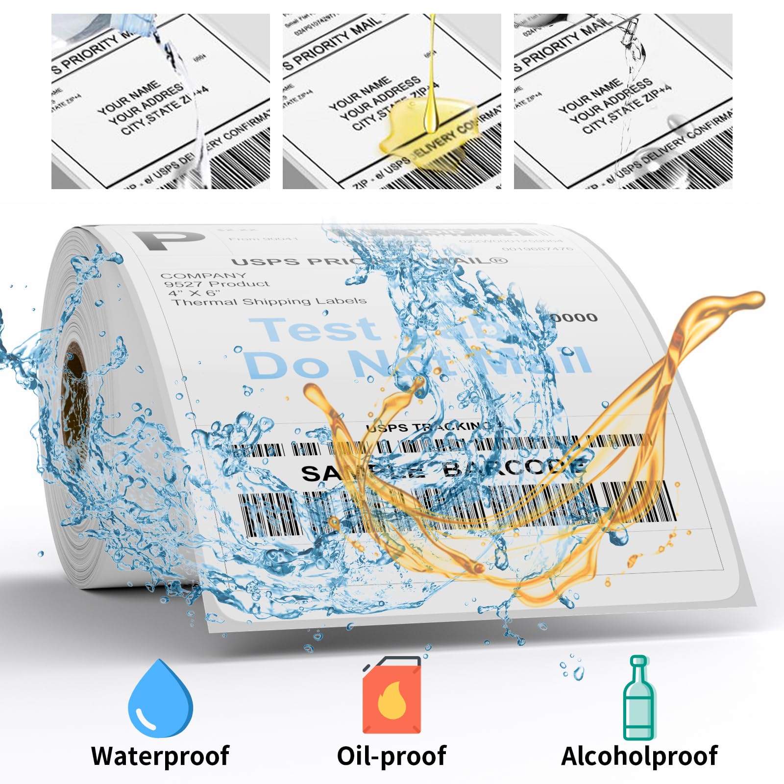 Snapklik.com : 9527 Product 4x6 Blank Direct Thermal Shipping Labels ...
