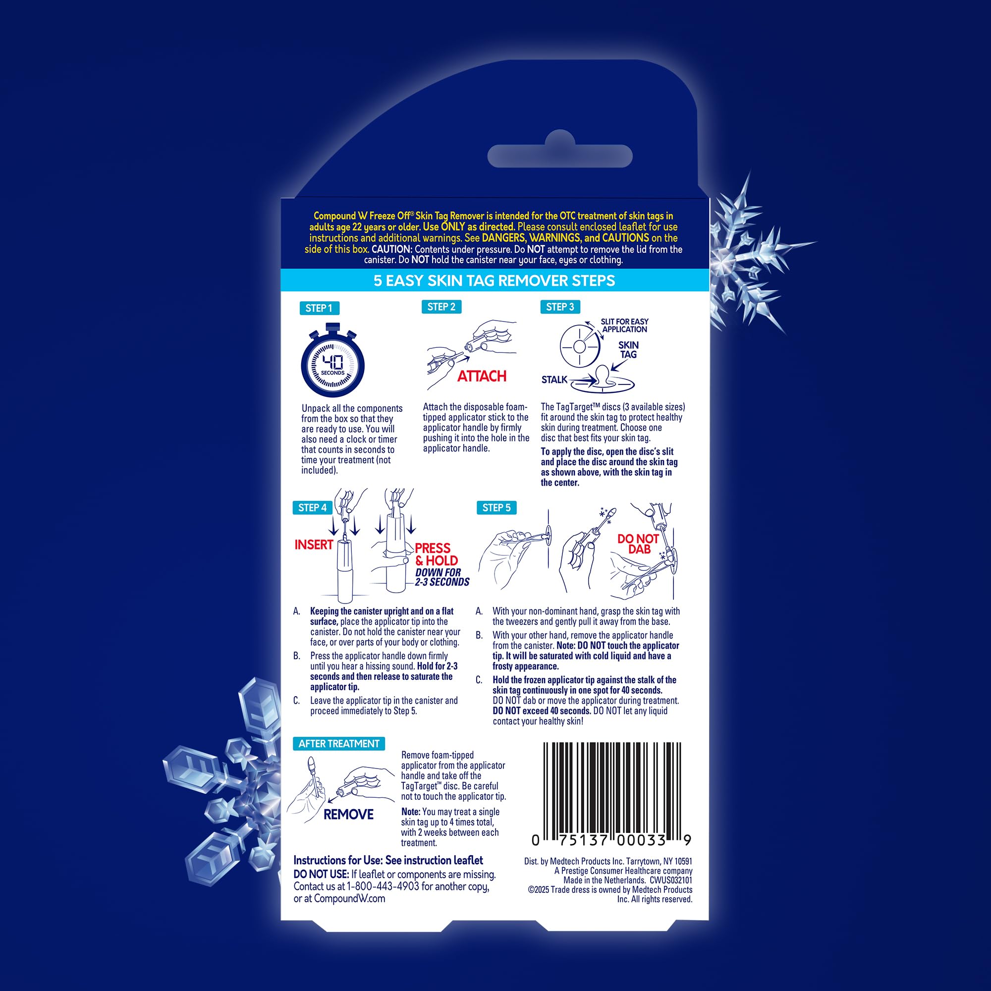 Snapklik.com : Compound W Freeze Off Skin Tag Remover, FDA Approved ...