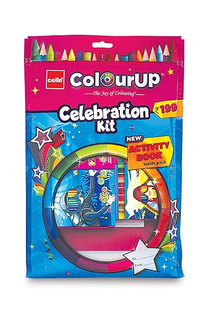 Cello ColourUp Celebration Kit Mega Gift Pack | Colouring Set for Kids ...