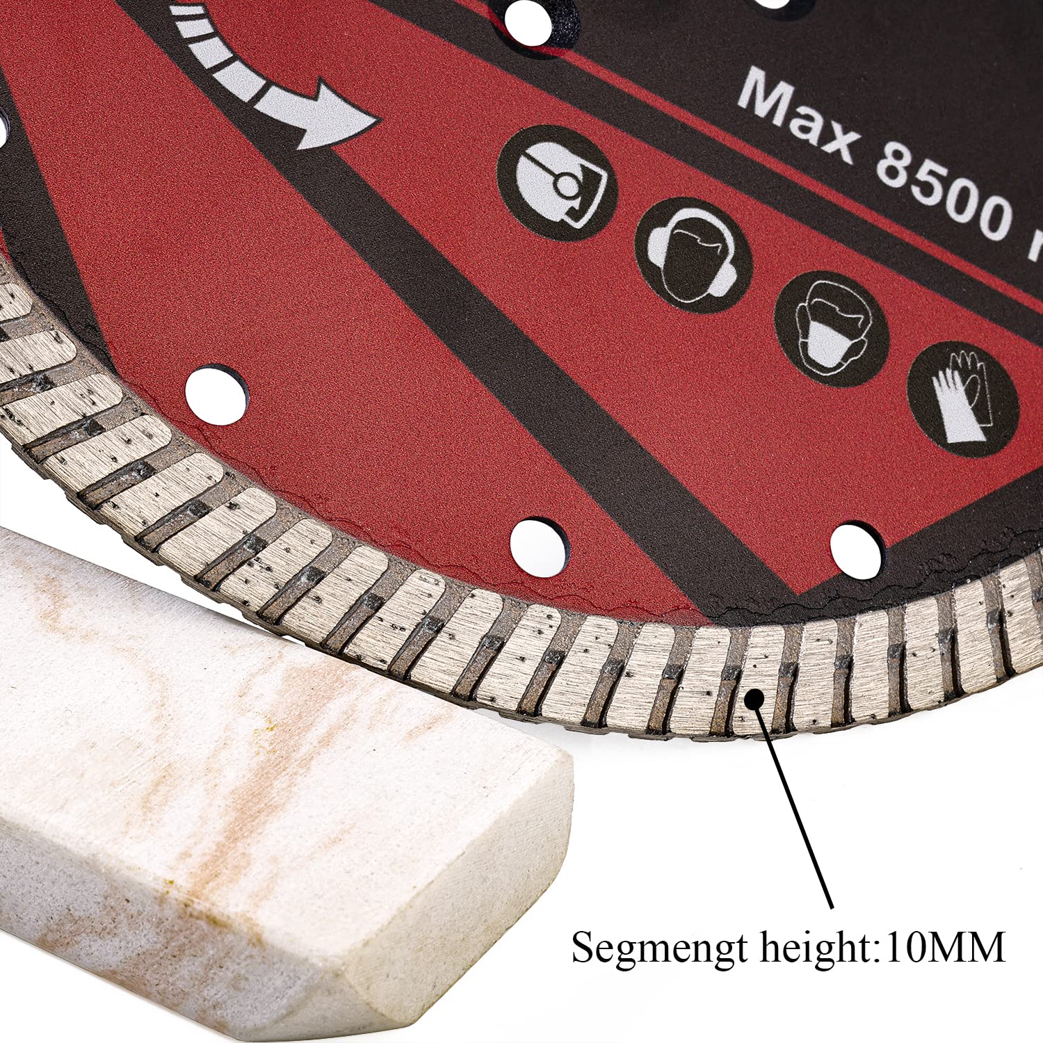 Snapklik.com : 7" Diamond Granite Blade Turbo Blades Cutting For ...